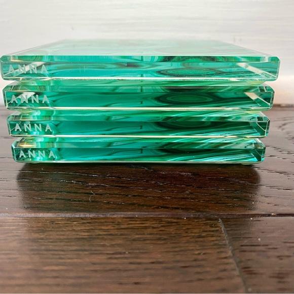 ANNA BY RABLABS | Dining | Anna New York Amostra Malachite Coasters Set ...